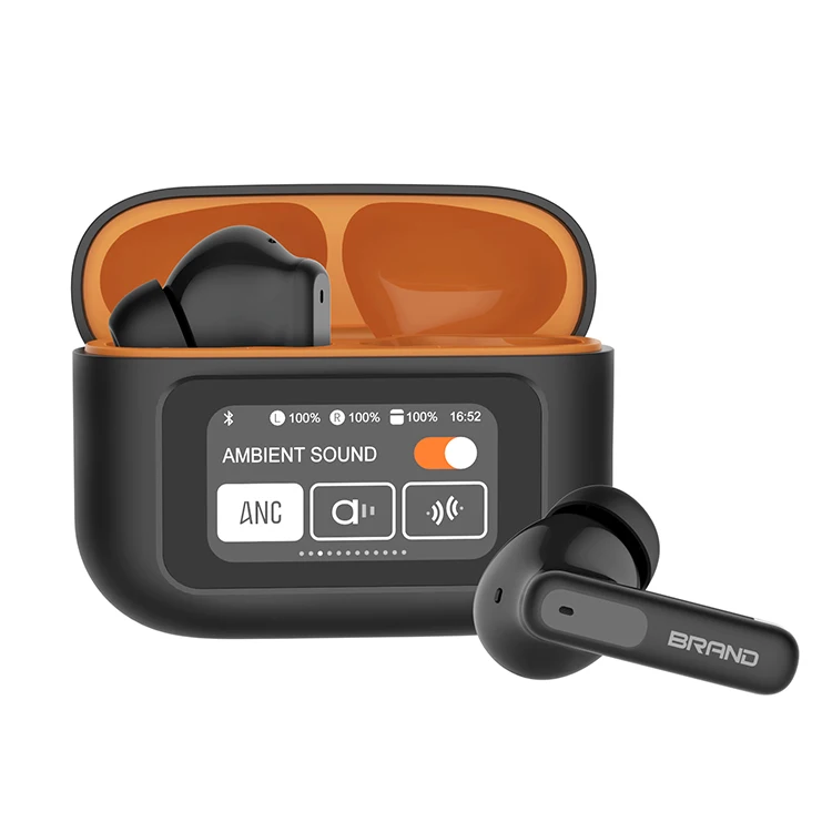 Anc Enc Touch Screen Tws Earbuds Bluetooth Wireless Ear Buds Ear Phone ...