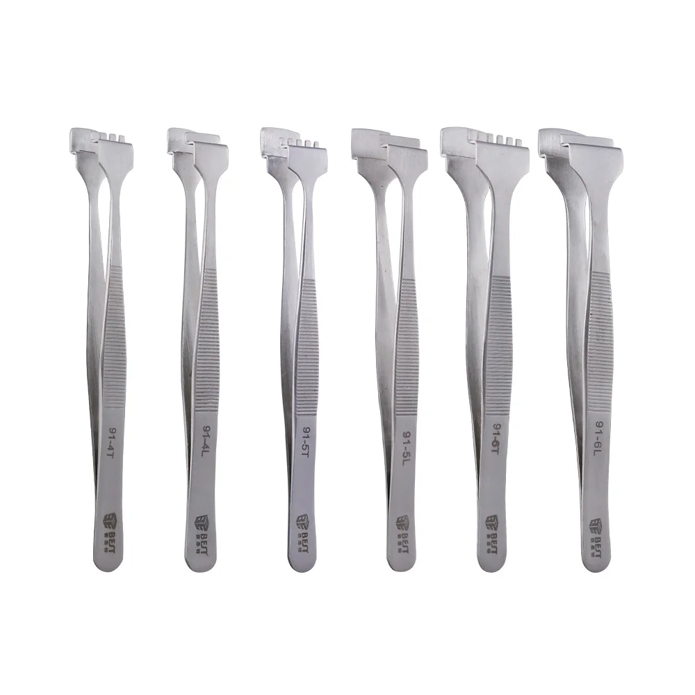 91-4T ESD Safe Wafer Handing Tweezer - Stainless Steel