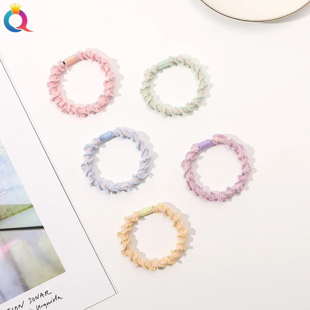 Durable Elastic Hair Tie Hairband Woman Ponytail Holder - Buy Hair ...