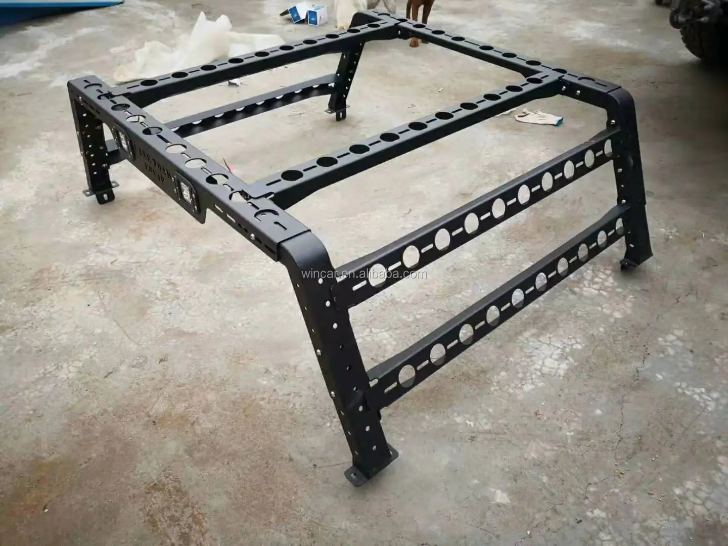 Universal Truck Bed Rack with Storage Box - Steel Material