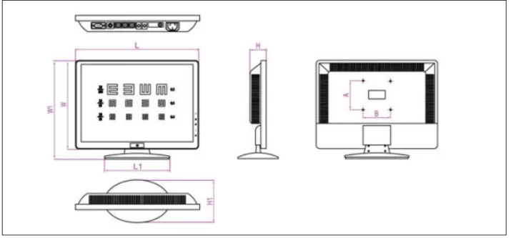 High Quality Visual Test System Lcd Chart Monitor Lcp-200 - Buy Chart ...