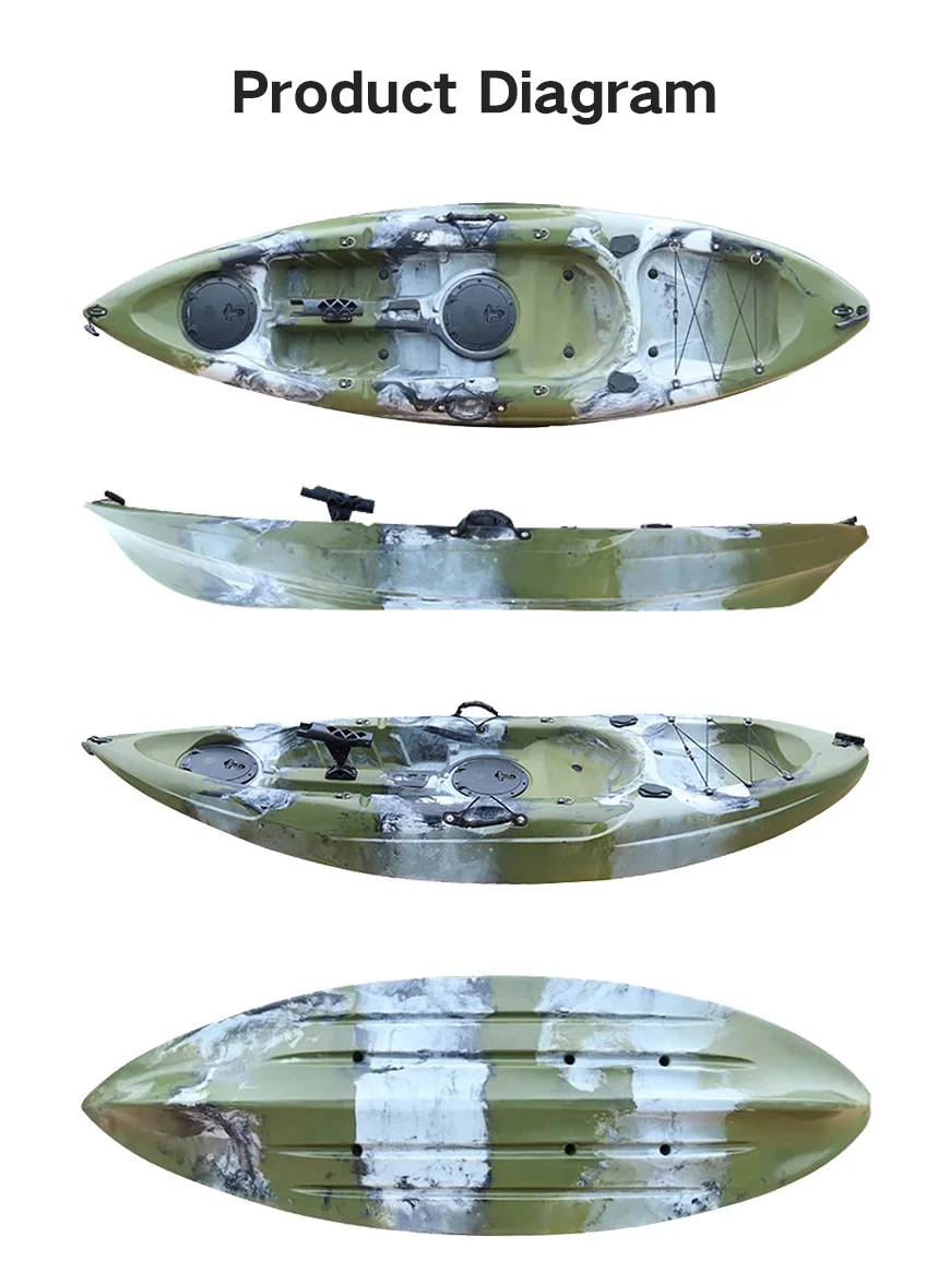 Handeli Custom Color Professional Fishing Kayak Manufacturer Kayak ...