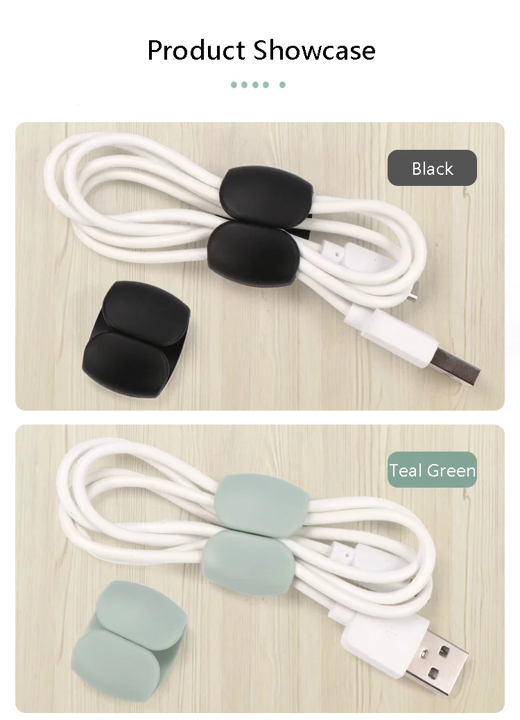 Hot Sale Pvc Plastic Rubber Data Cable Organiser Kawaii Flower Cable ...