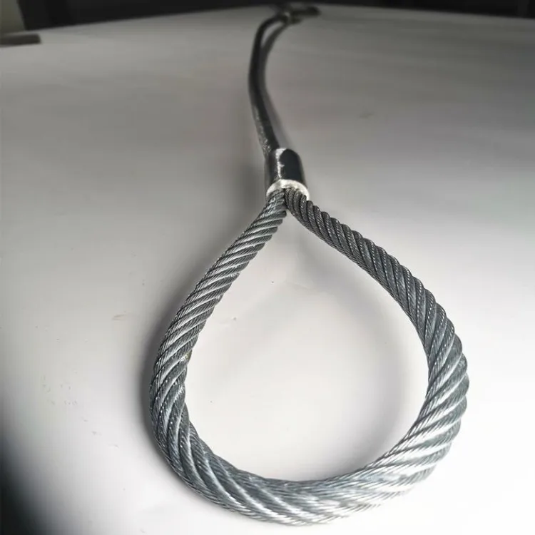 Wire Rope Sling with Eye Hook Wire Rope Sling for Crane Wire Rope Sling ...