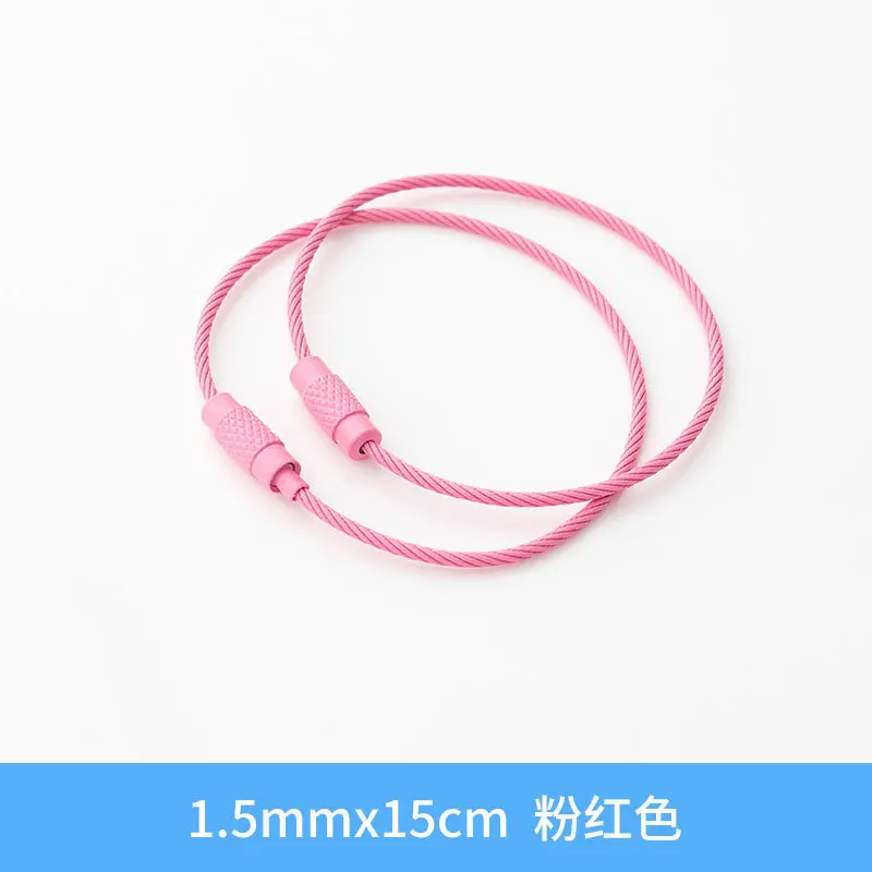 Stainless Steel Wire Holder Loops - Durable Key Chains