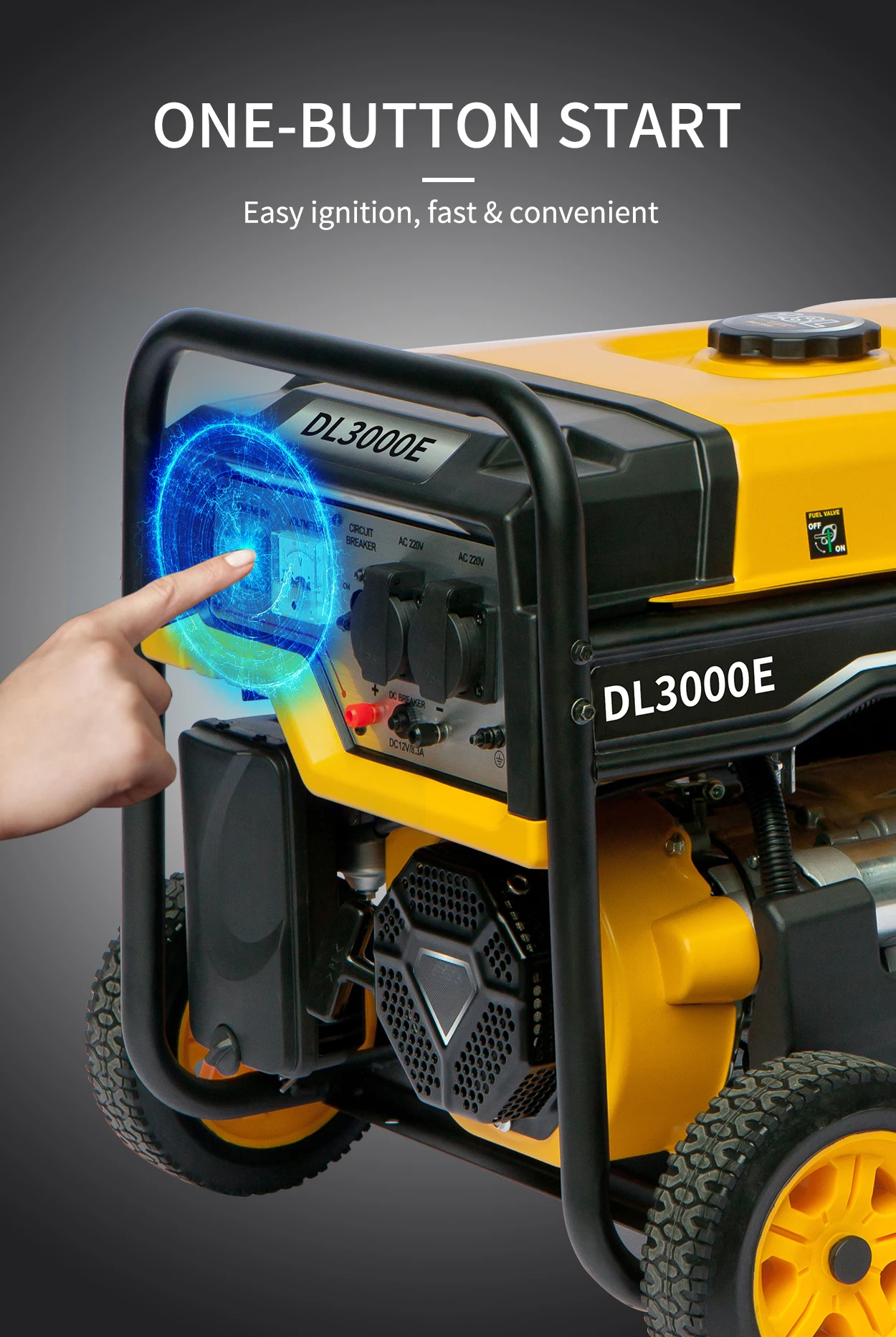 DRIEVLONG 3000W Inverter Generator - Reliable Power Source