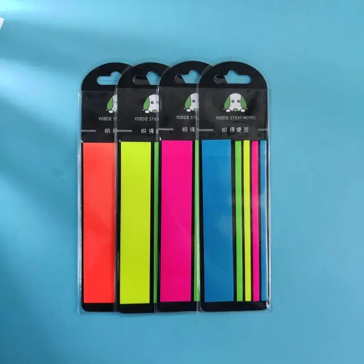 Custom Stationery Long Colorful Index Tabs Fancy Transparent Sticky ...