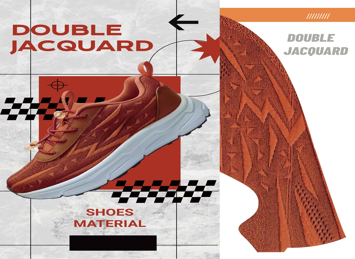 Comfortable Adult Running Shoes with Breathable Jacquard Mesh Fabric ...