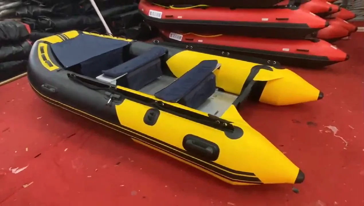 11.8ft Rescue Boat Five Persons Hypalon Boat 3.6m Aluminum Hull ...