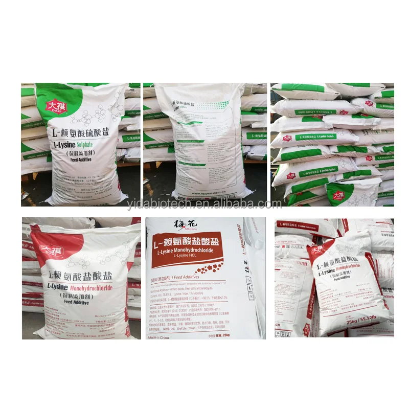 Livestock Poultry Chicken Pig Animal Feed Additive L Lysine 98.5% L ...