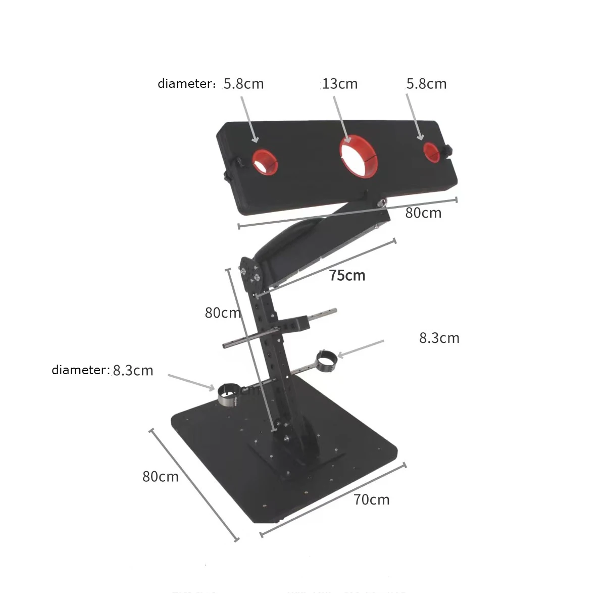 BDSM Limbs Restraint Rack - Large Punishment Stand Spank Tool