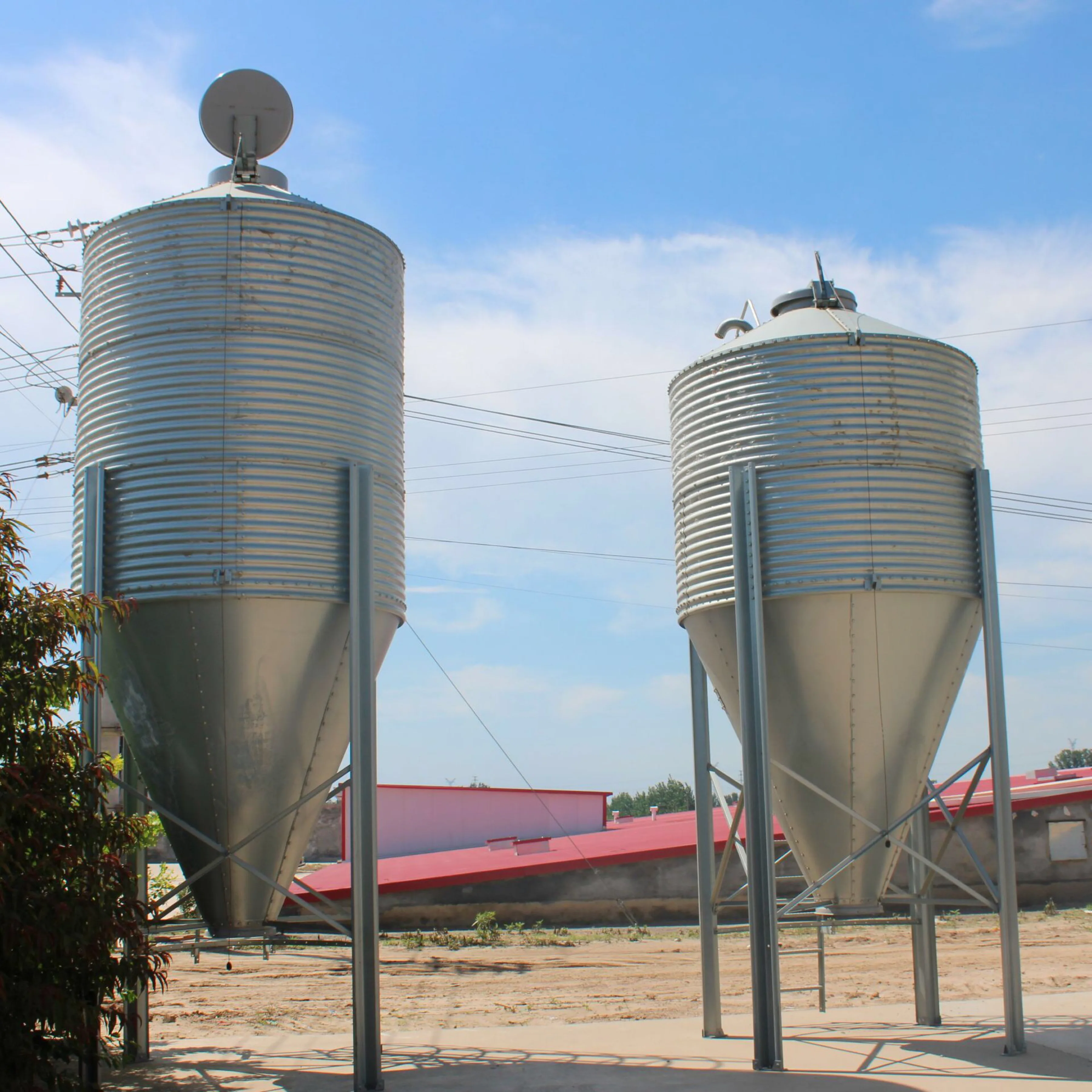 Cattle Feed Tower,Galvanized Plate Automatic Feed Tower,Pig Feed Tower ...
