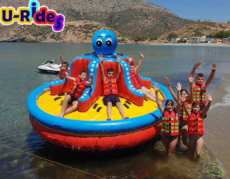 Customized Inflatable Floating Spinner Octopus Twister Boat Tube ...