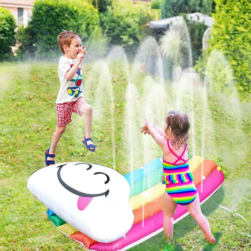 2023 Summer Outdoor Backyard Water Splash Play Toys Pvc Sprinkler Mat ...
