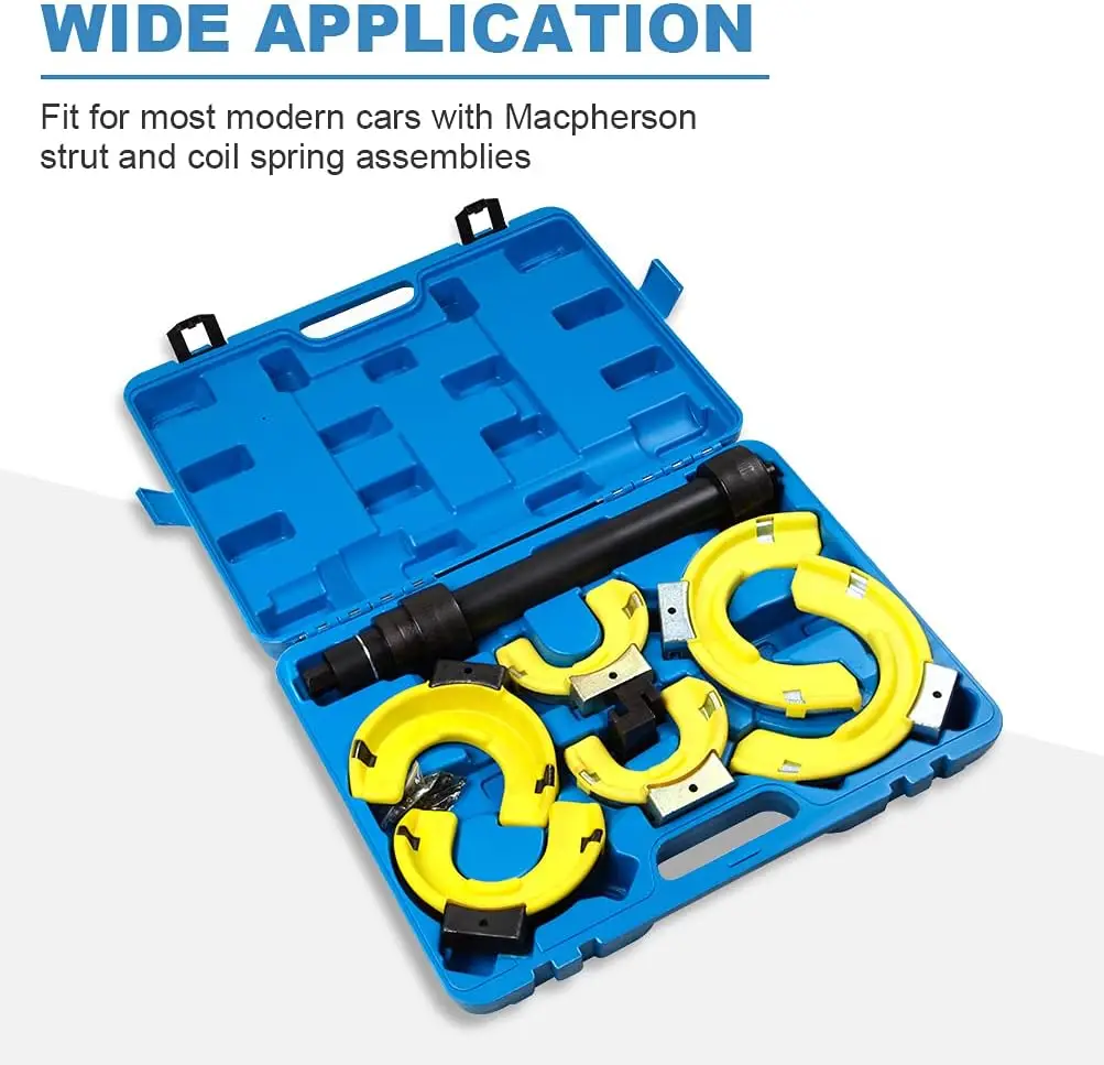 Strut Coil Clamp Spring Compressor Extractor Tool Kit Universal ...