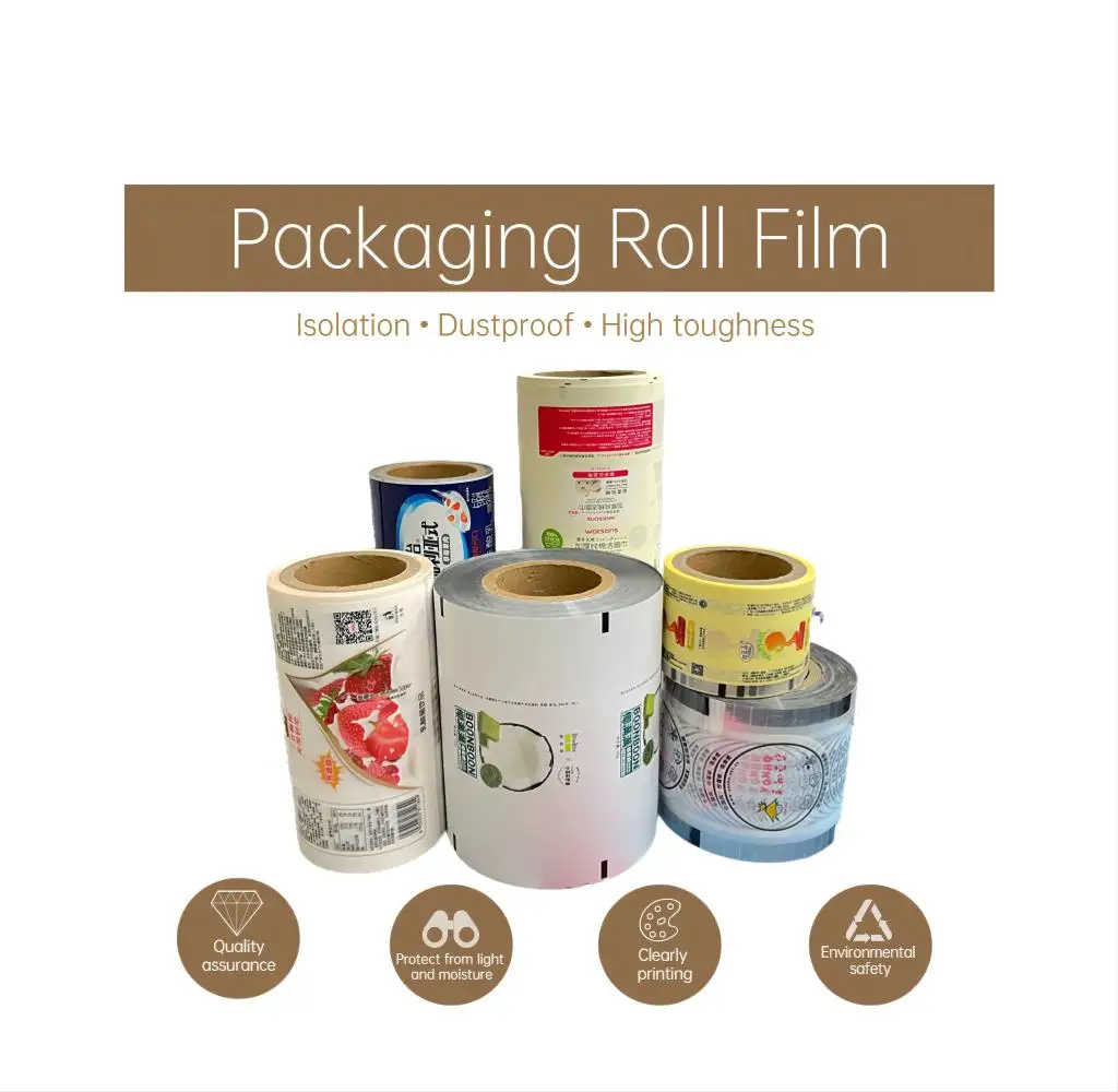 Customized Food Packaging Laminated Roll Film Printed Plastic Film ...