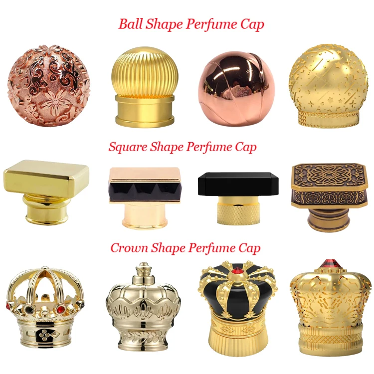 Luxury Perfume Bottle Caps - Metal Parfum Cap Lid Zamac