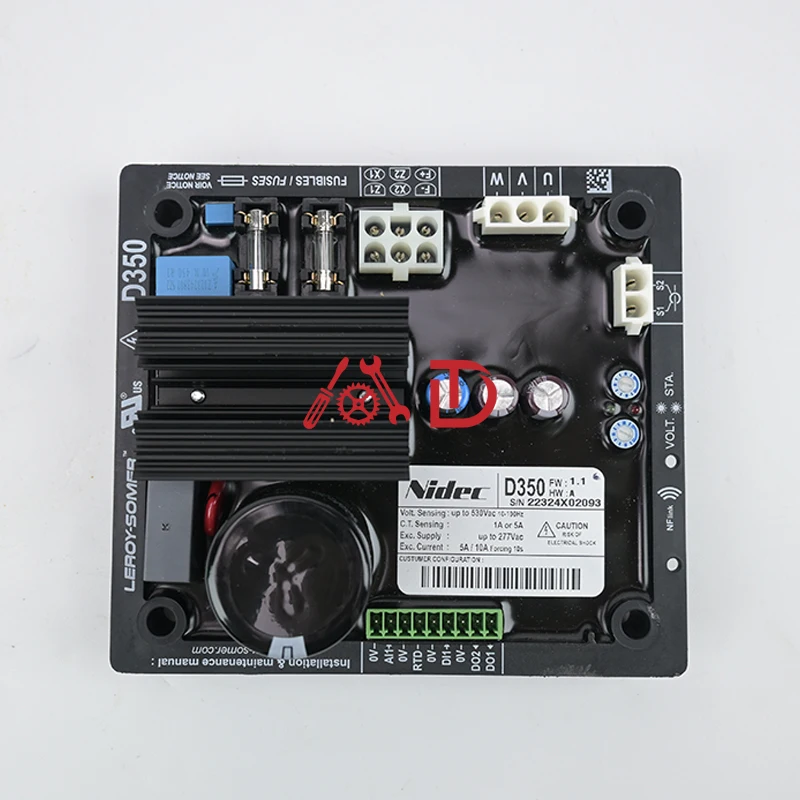 LEROY SOMER D350 AVR Voltage Regulator Board for Excavators