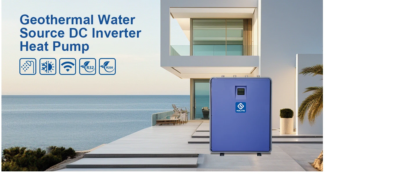 Nulite R290 R32 R410A Geothermal Heat Pump - 10KW Efficiency