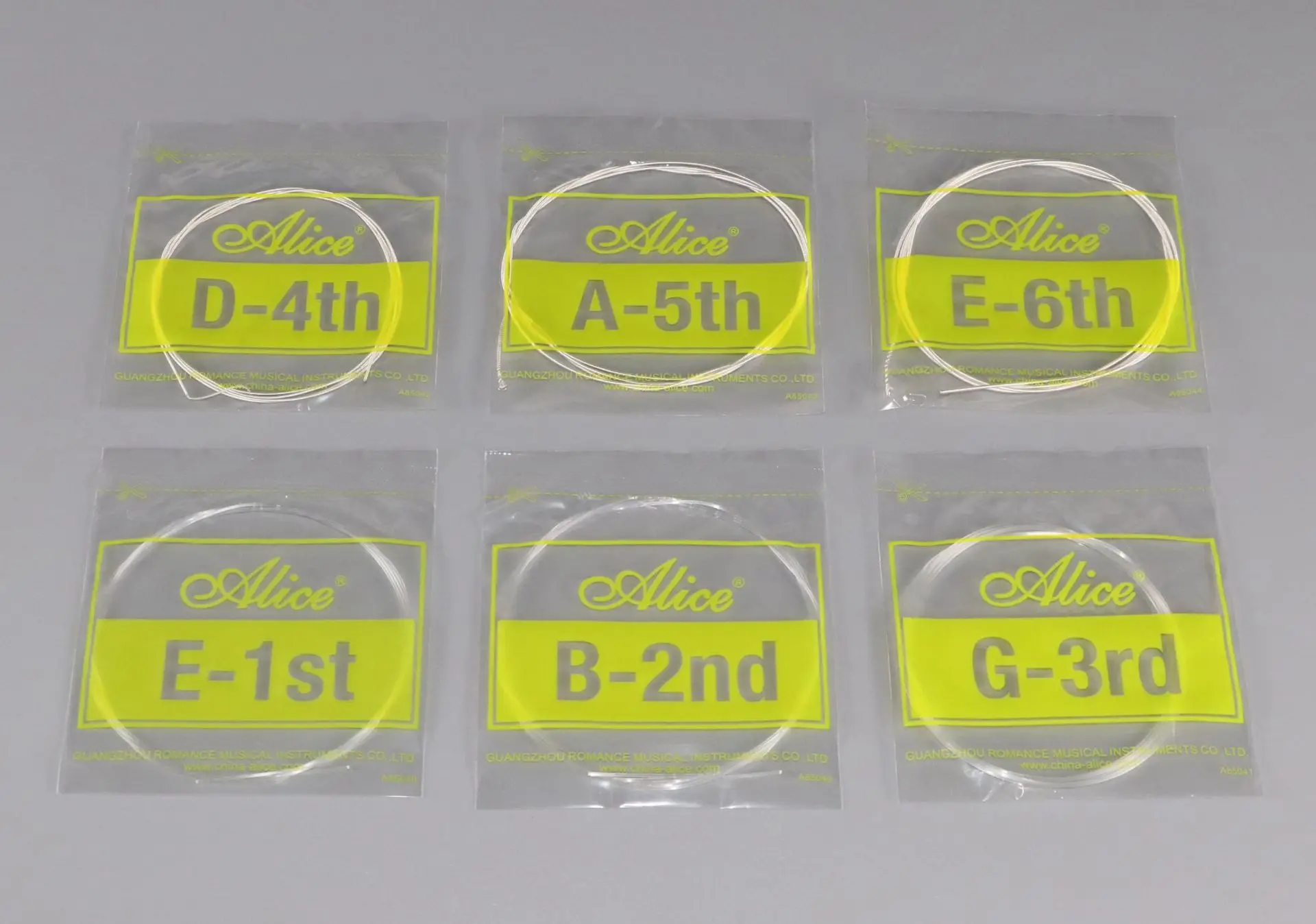 Alice A106 Classical Guitar String A Set Of Six Nylon Strings Tension Strings - Buy Guitar ...