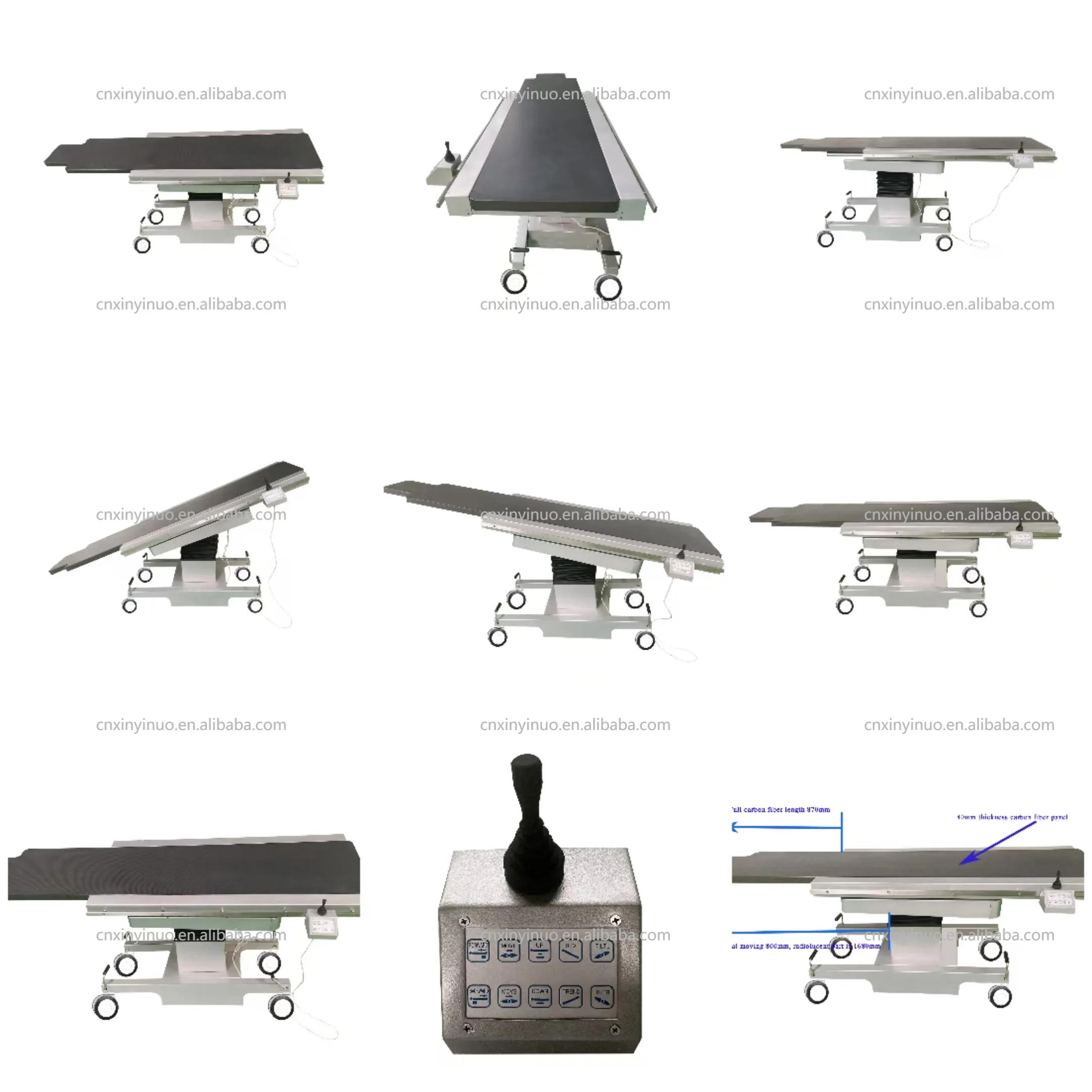 DSA,ERCP Electric Operating Table for Hospital Cardiac Catheter ...