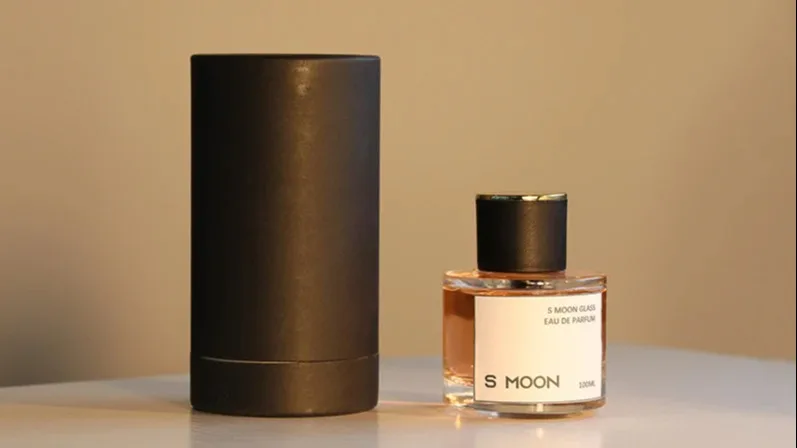 Luxury Cylinder Parfum Botol 30ml Heavy Base Glass Perfume Bottle 50ml ...