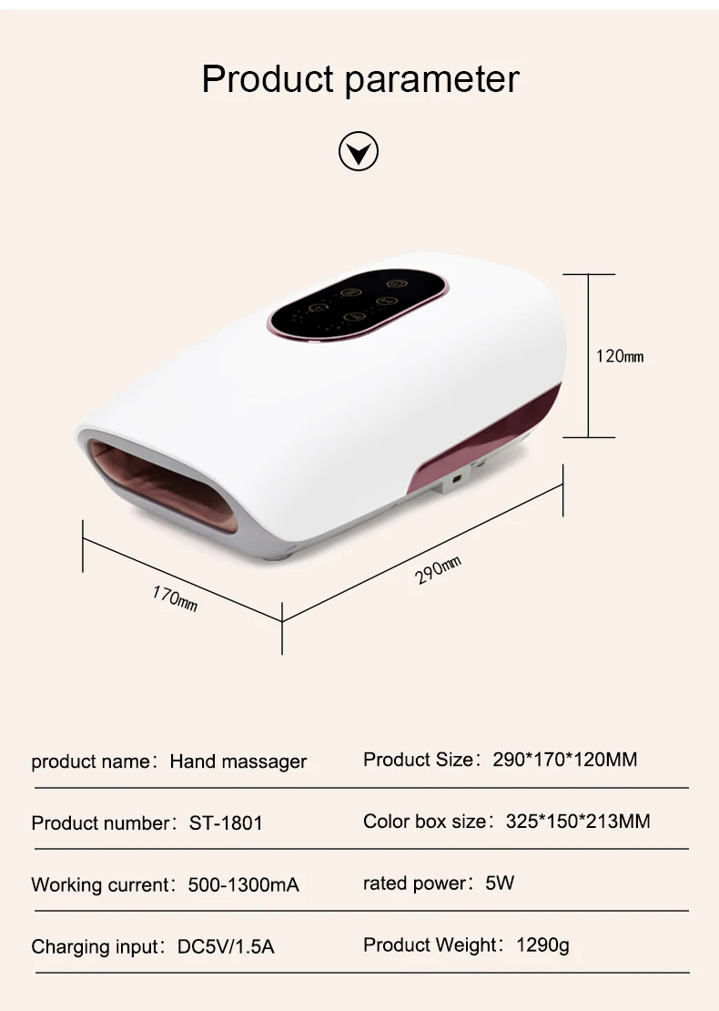 Smart Hand Massager - High Quality Vibration Massage Tool