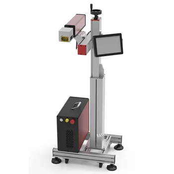 Flying Co2 Laser Date Coding Marking Machine For Factory Production ...