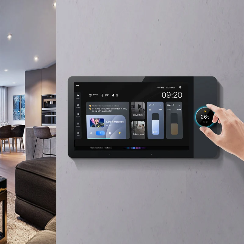 Customized 8-Inch Wall Mounted Smart Amplifier – HD Touch Screen Home ...