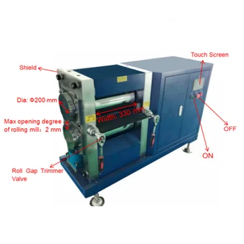Large Pressure Controlled Roll To Roll Hydraulic Roller Press Electrode ...