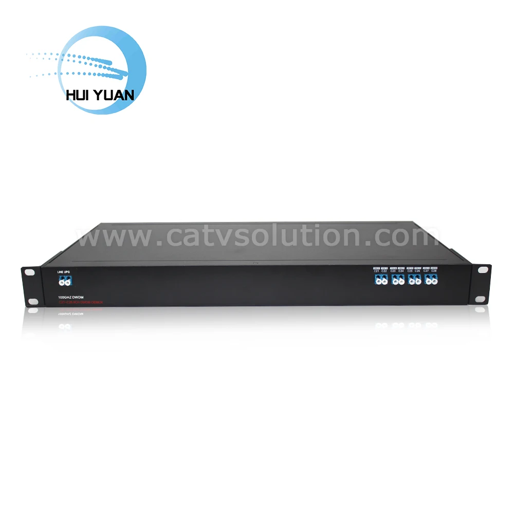 8ch Rackmount Single Fiber Optical Dwdm Mux/demux With Lc/upc Connector ...