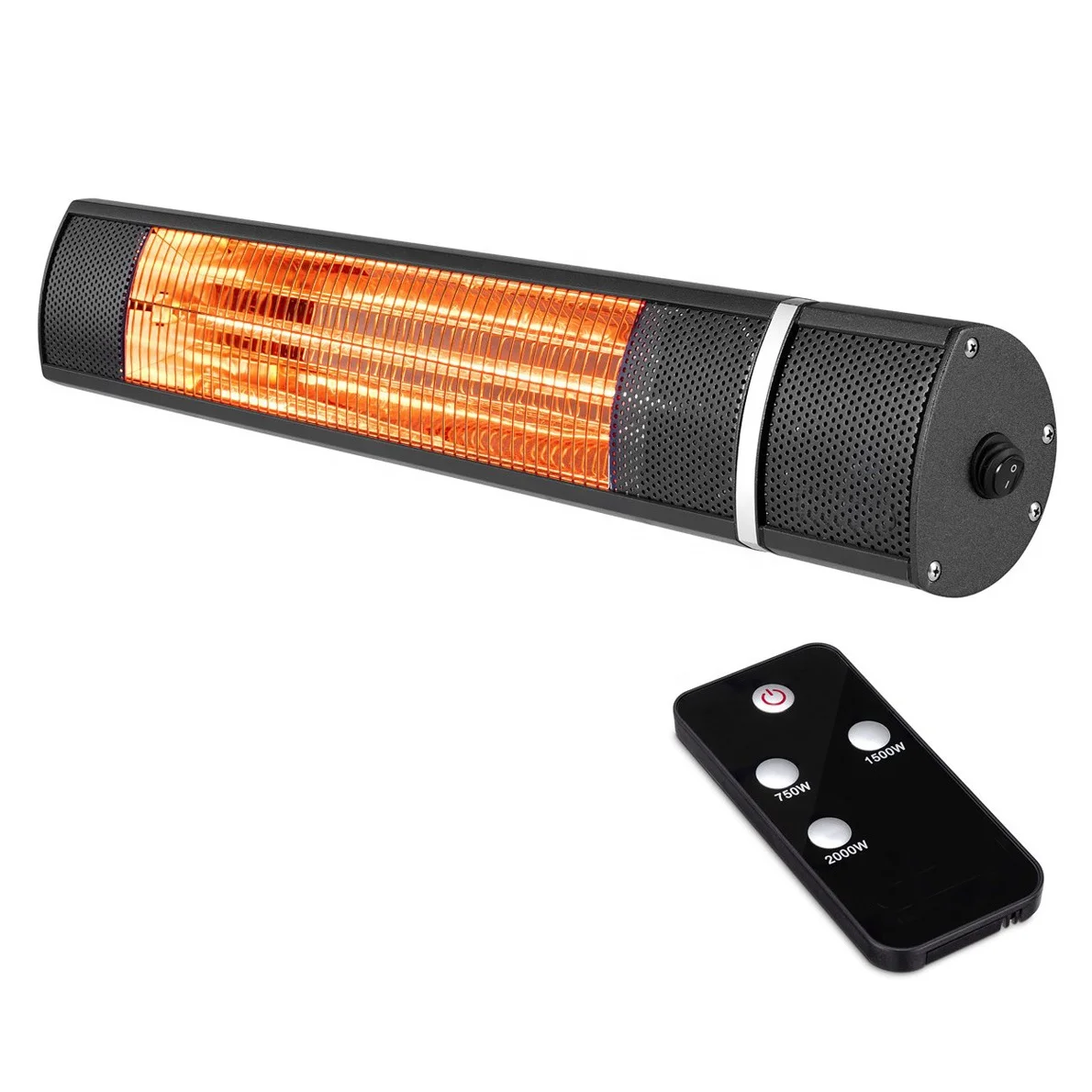 1500w Remote Controlled Wall Mounted Infrared Electric Outdoor Patio ...