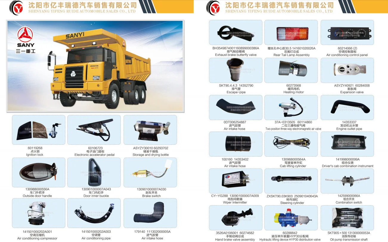Sany Group Dump Mining Truck Engine Spare Parts - YFRD