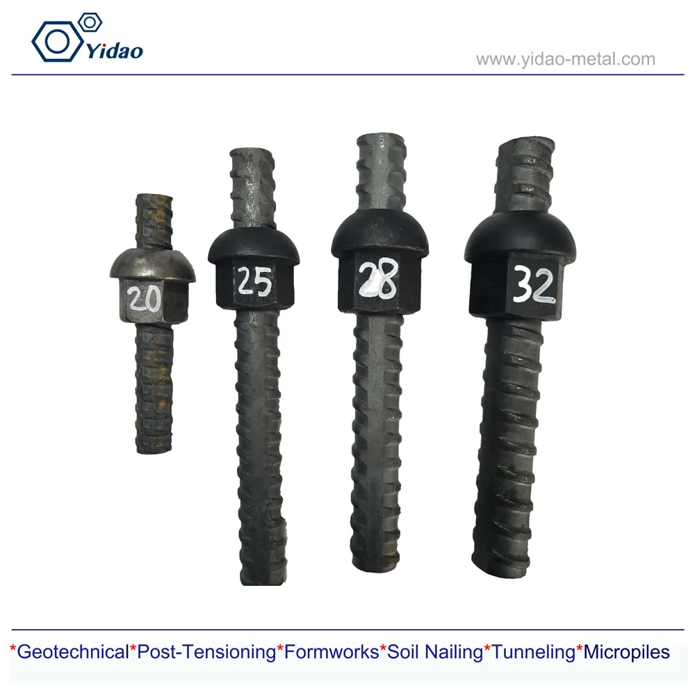 B500 D25 Fully Threaded Steel Rebar for Rock Bolts