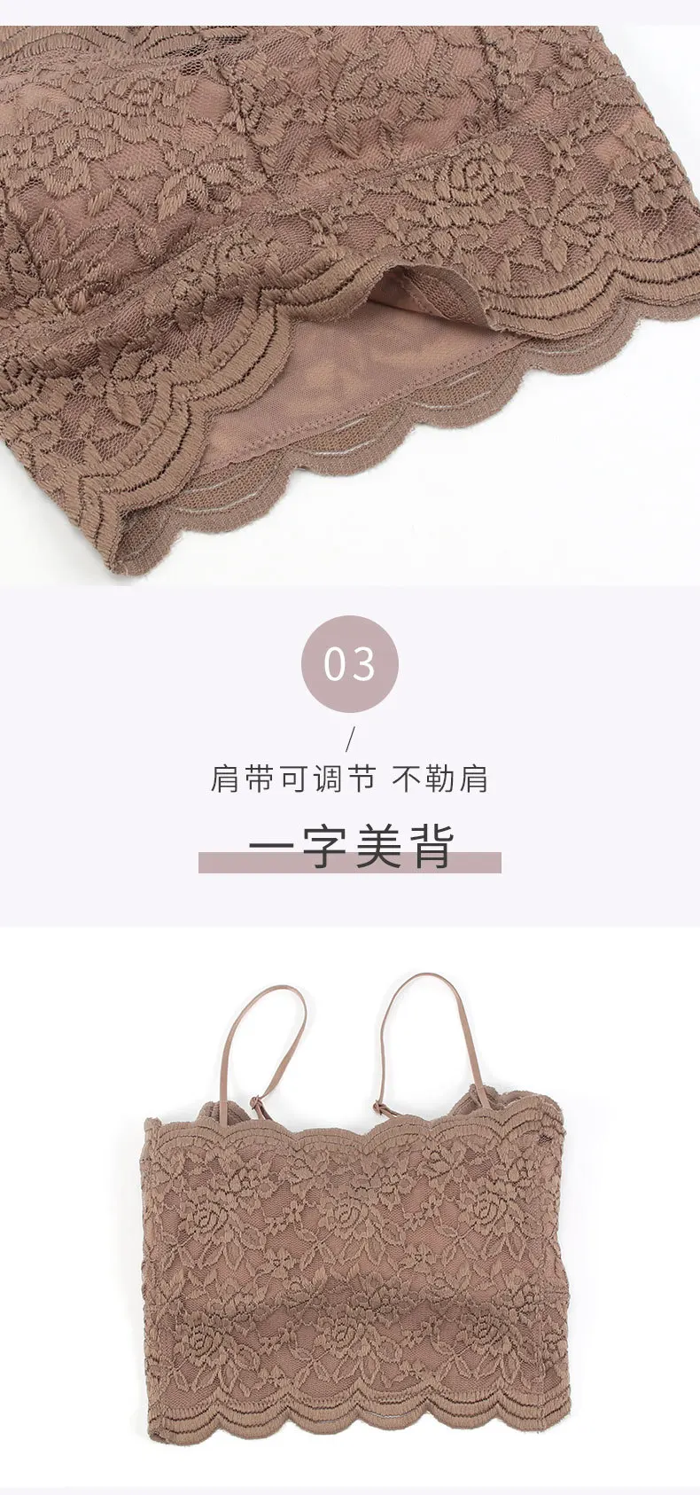 Manufacturers Sexy Lace Underwear Beautiful Back One Size Bralette Ladies Lace Top For Women