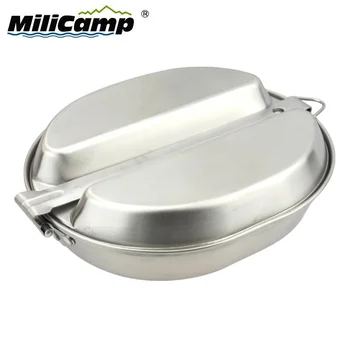 Oem Stainless Steel Camping Mess Kit Lunch Box Mess Tin Camping ...