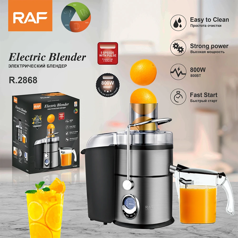 RAF Fresh Fruit Juicer - Efficient & Quiet Centrifugal Extractor