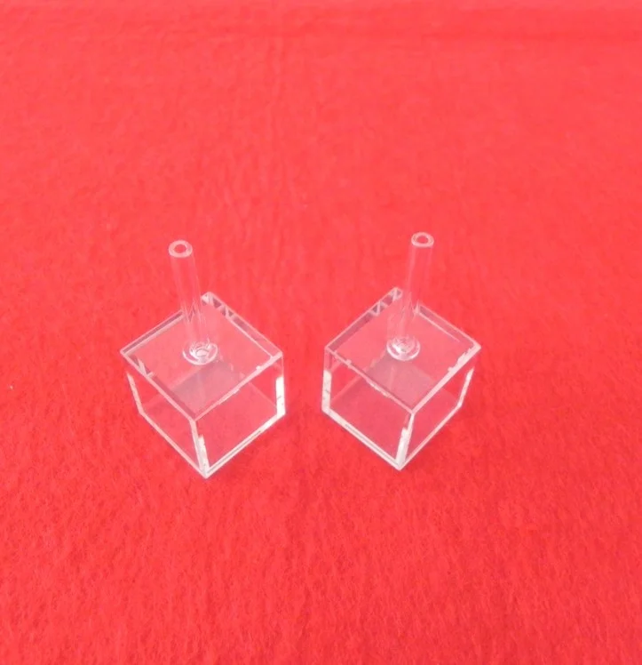 Square Customized Cuboid Pyrex Borosilicate Glass Cell Atomic Vapor ...