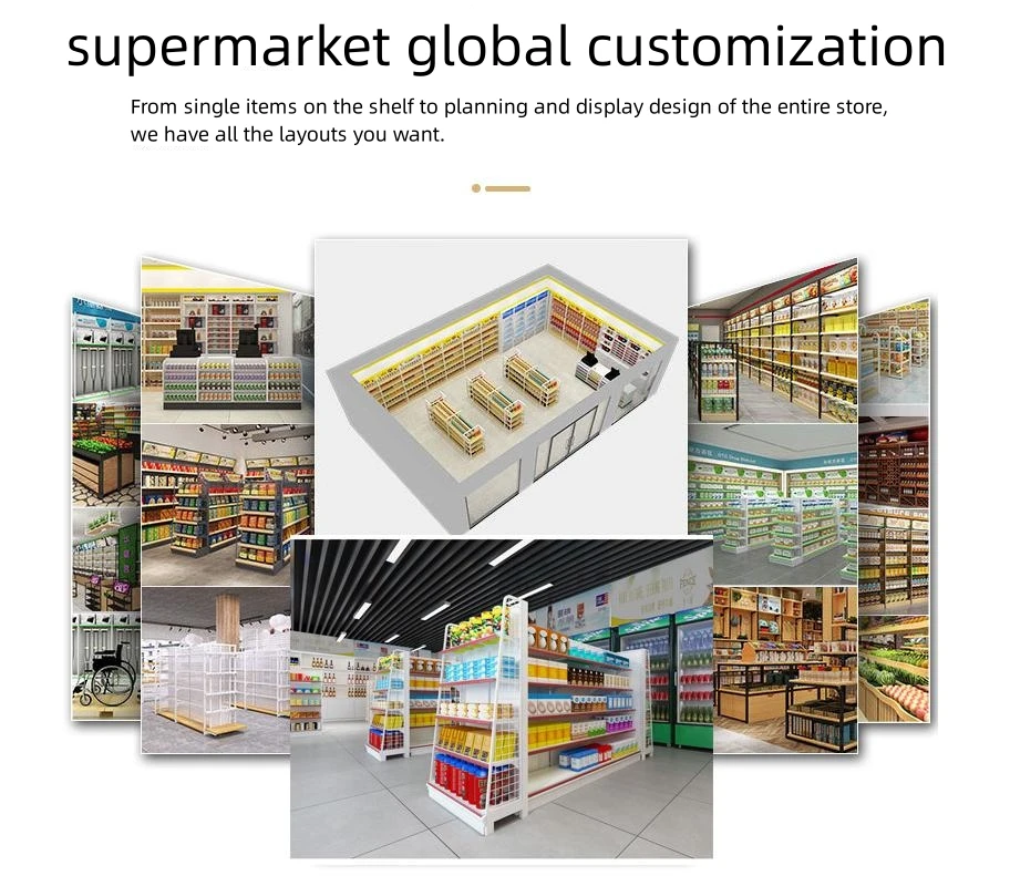 Modern Retail Shop Gondola Shelving System Display Units Shelves ...