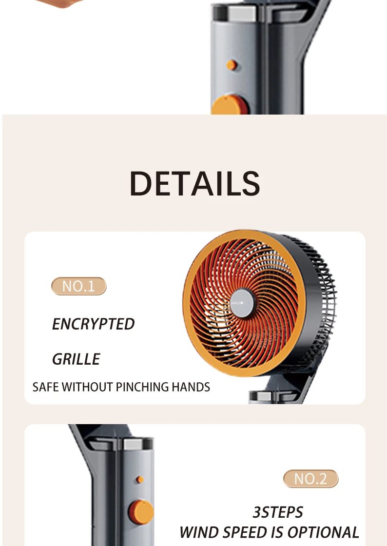 Air Circulation Fan Mechanical Control For Bedroom Dormitory Champagne ...