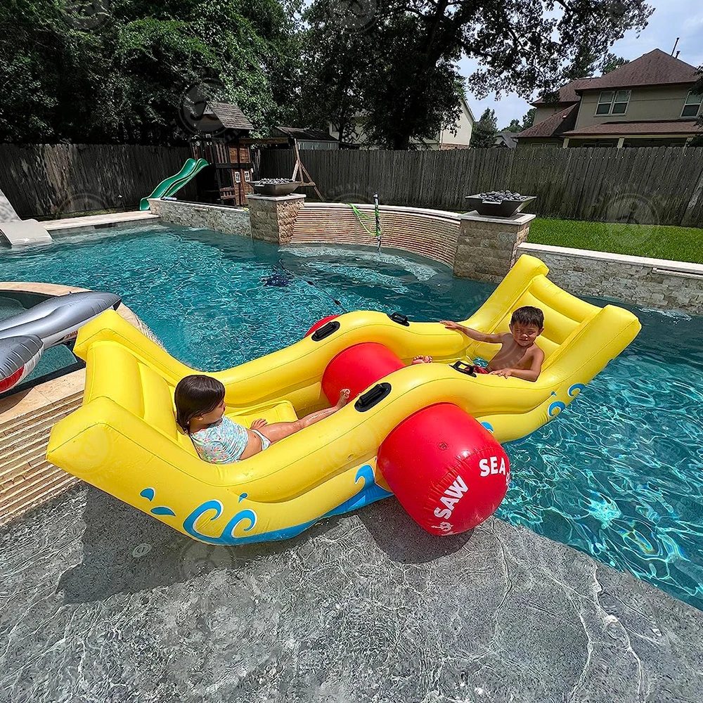Outdoor Summer Inflatable Water Play Inflatable Seesaw Water Rocker ...