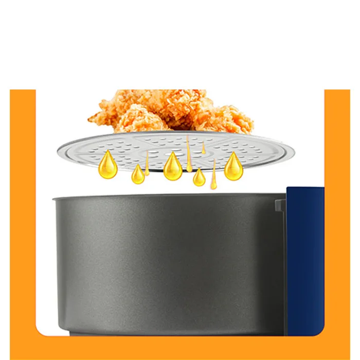Newest Air Fryer 6L - Transparent Glass Pot & Digital Control