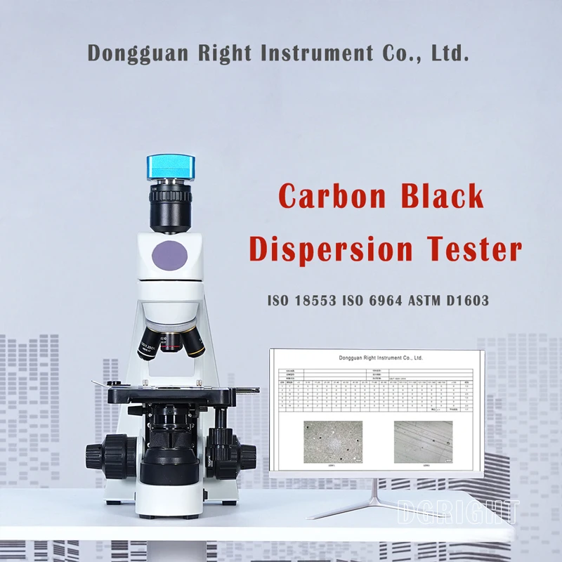 ISO 18553 ASTM D1603 Lab Rubber Plastic Content Carbon Black Dispersion ...