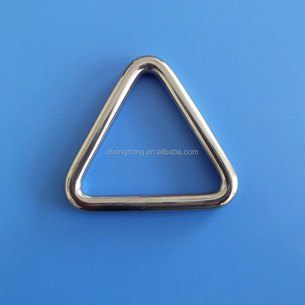 Seamless Welding Metal Triangular Loops Stainless Steel 304 316 Delta ...