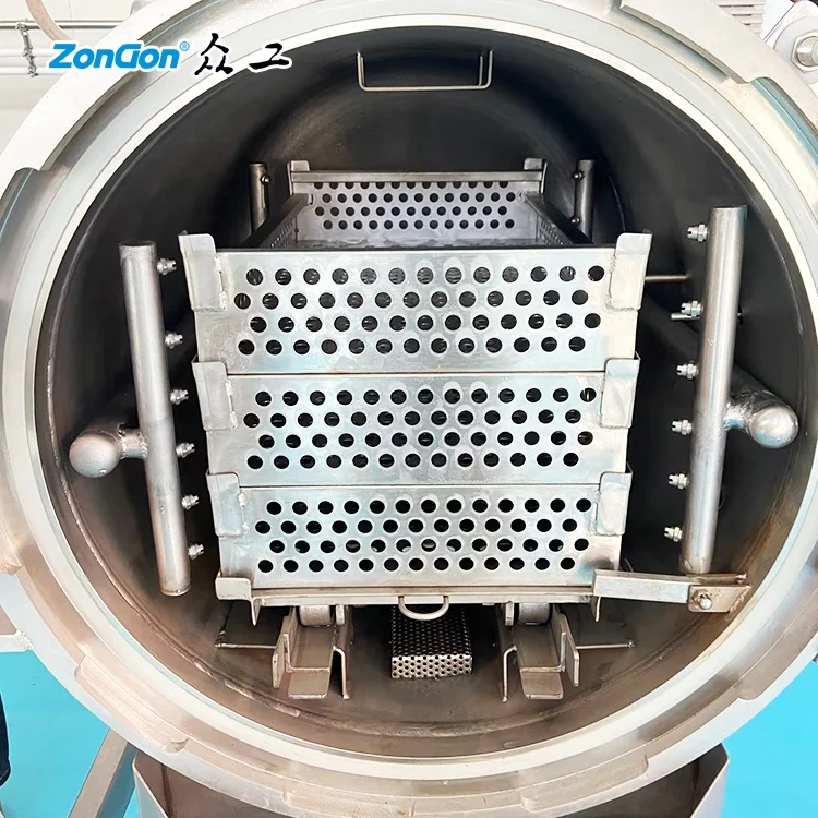 Retort Machines Autoclave Used Trolley Basket - ZONGON