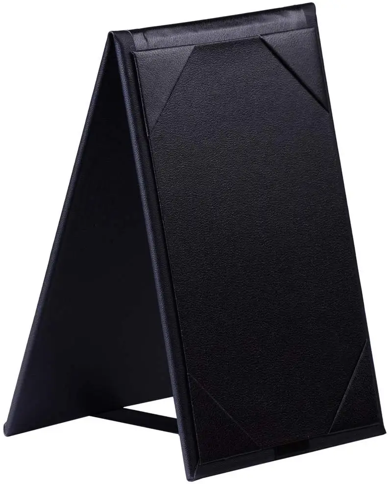 Leather Table Tent Menu Display Holder Covers For Cafes Bars 4 X 6 ...