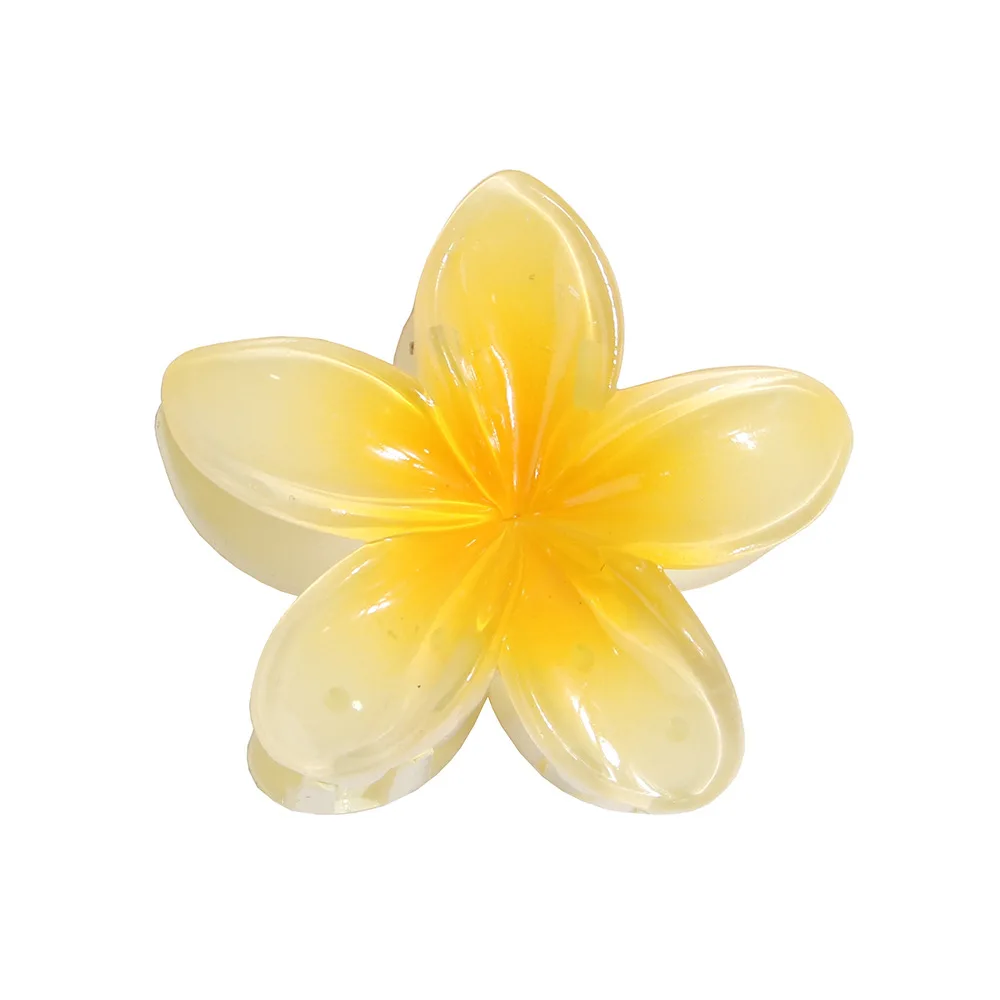 Spring Summer Beach Vacation New Ins Beautiful Plumeria Flower Hair ...