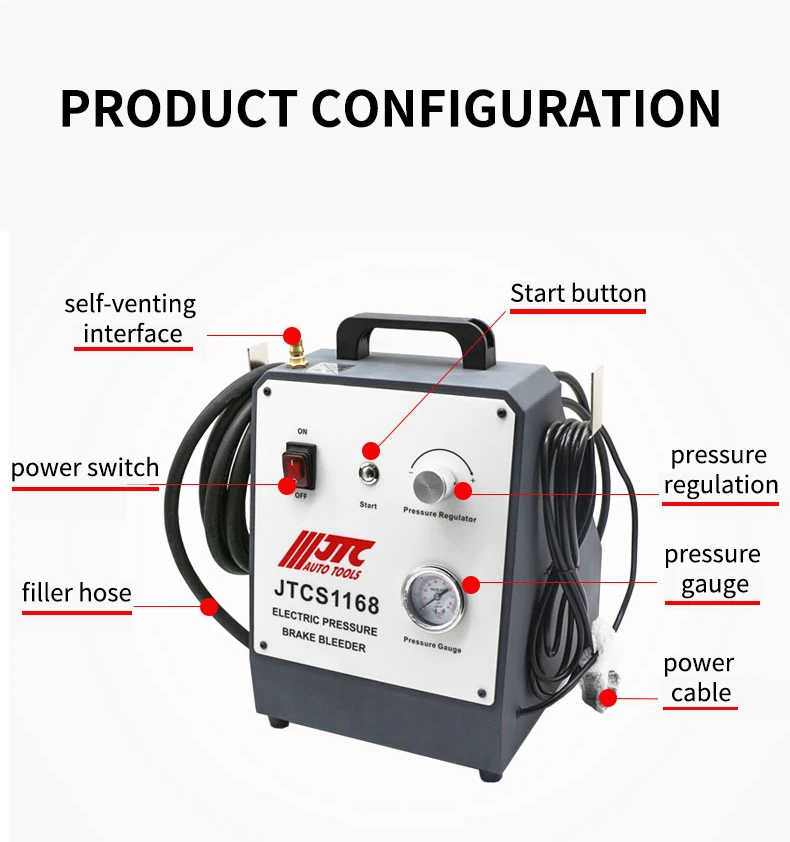 JTC Electric Brake Fluid Changer - Efficient & Reliable