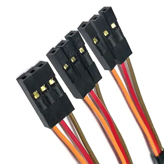 Dupont Connector Plug Jumper Wire 2.54 Length 85mm Wiring Harness Flat ...