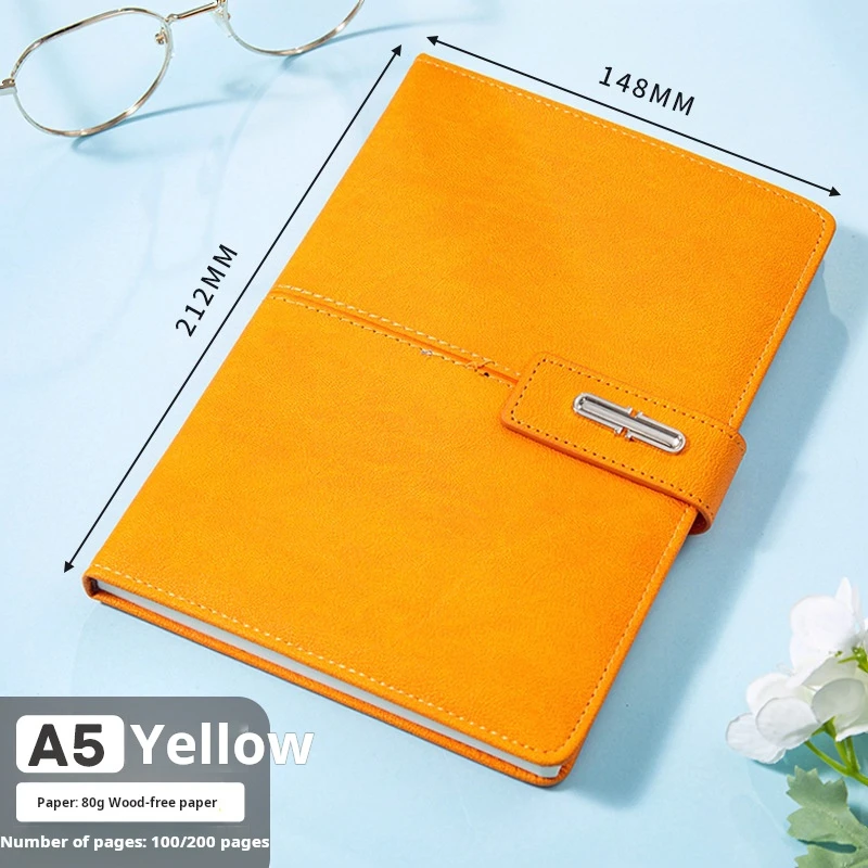 Custom Black Notebook with Box Thermos Cup Journal Gift Set